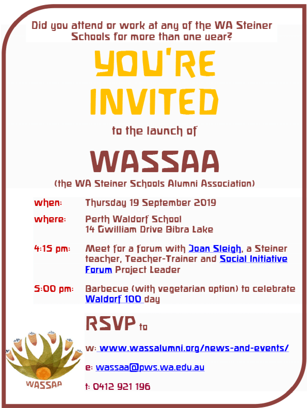 News and events | WASSAA